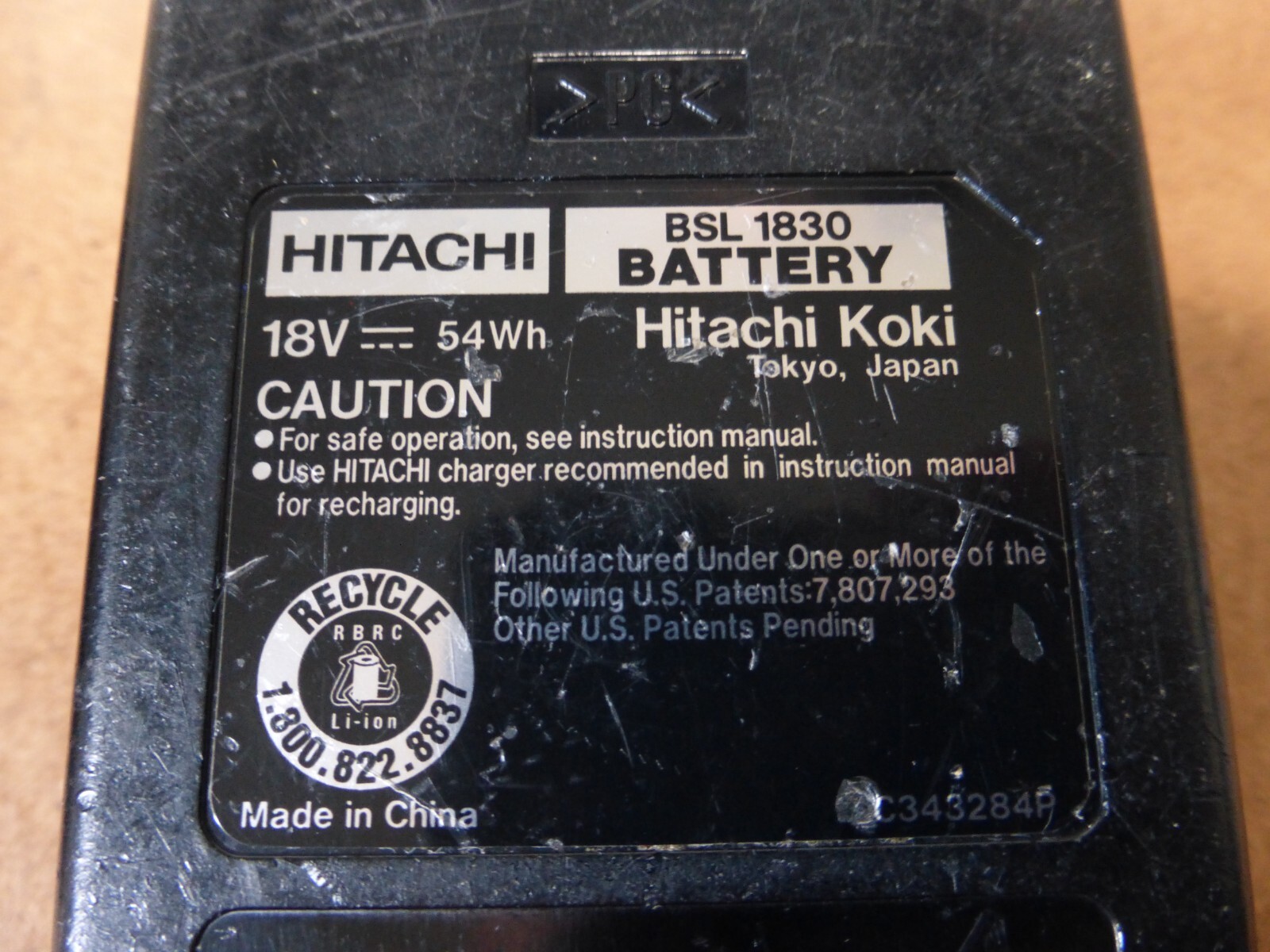 Genuine Hitachi HXP (18V ~ 3.0 Ah) Li-Ion Battery (BSL 1830) & Charger ...