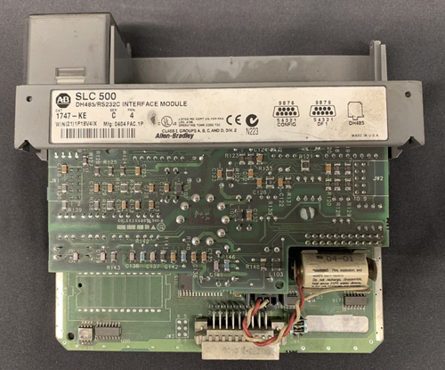 ALLEN BRADLEY 1747-KE SER C DH-485 / RS232C INTERFACE MOD. SLC 500 ...