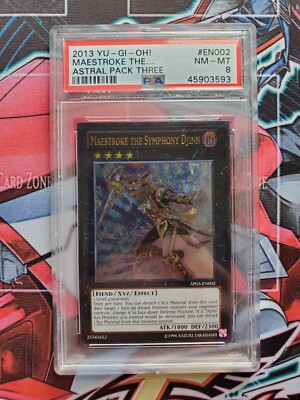 Maestroke The Symphony Djinn 2013 PSA 8 MINT Ultimate Rare AP03-EN002 ...