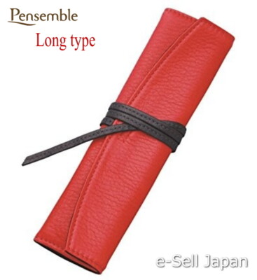 Pilot pen case "Pensemble" for single pen leather pen wrap Long type ...