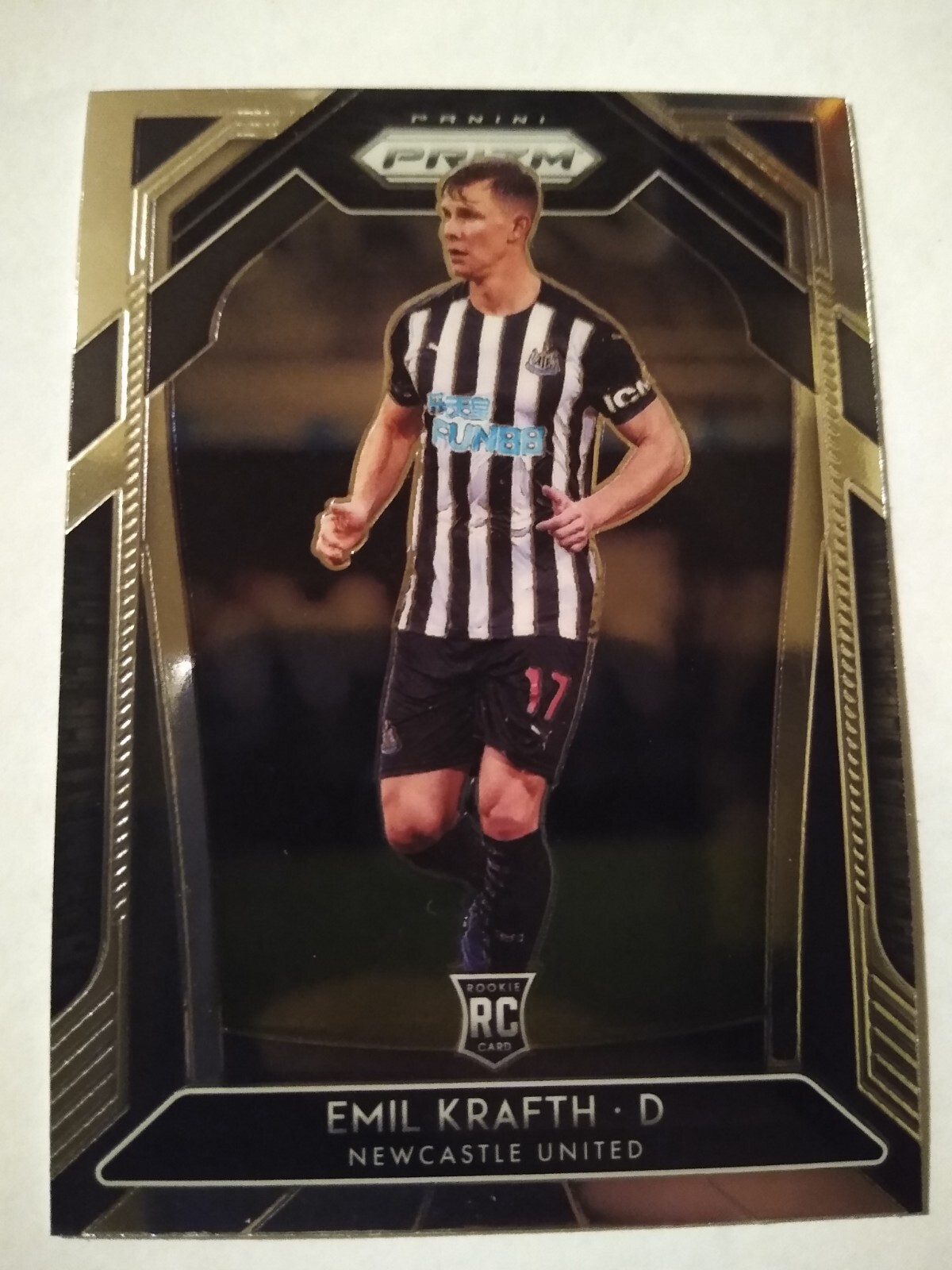 2020 EMIL KRAFTH PANINI PRIZM SOCCER ROOKIE CARD RC #233 NEWCASTLE ...