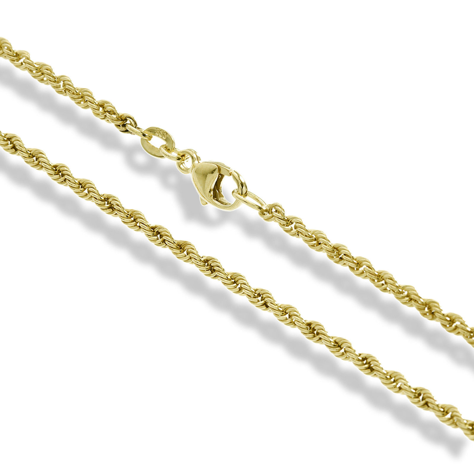 Echt Goldkette 333 verschiedene Muster Längen Breiten