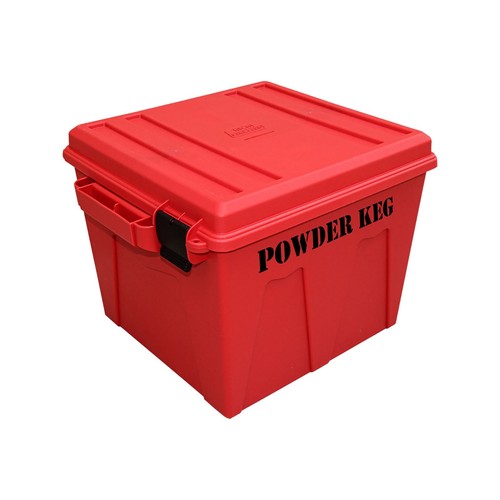 MTM Case-Gard PK-12 Powder Keg Reloading Storage Container Box, Red # ...