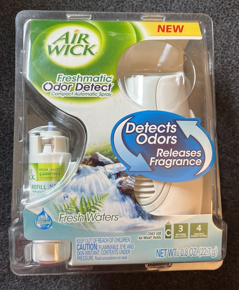 Air Wick Freshmatic Compact Automatic Spray Fresh Waters 1 Device & 2 ...