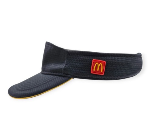 McDonalds Crew Snapback Visor Employee Work Fast Food Logo Golden ...
