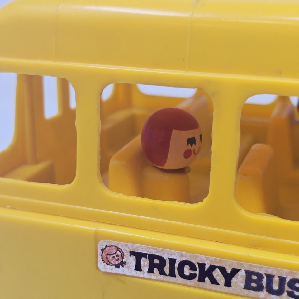 Rare Vintage 1969 Remco Tricky Busy School Bus W/ Whistle Tested Works ...