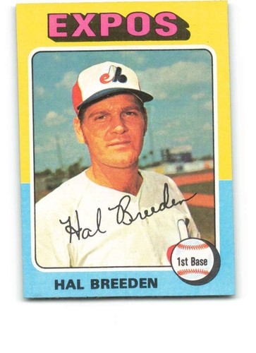 1975 Topps Mini #341 Hal Breeden NM++ Expos ID:339236 | eBay