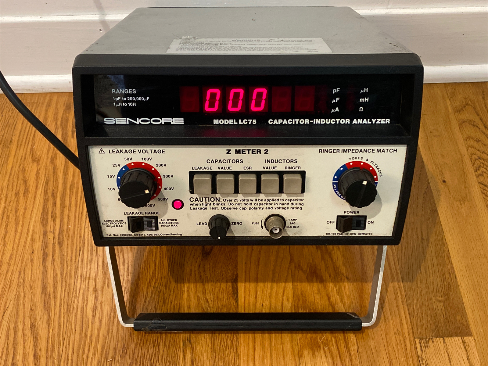 Sencore LC75 Capacitor and INDUCTOR Analyzer Z Meter 2 for sale online ...