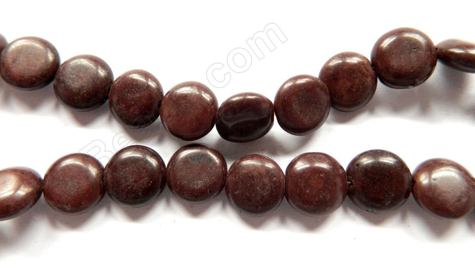 Semi Precious Stone, Gemstone 8mm, 10mm, 12mm, 14mm Puff Coin Beads | eBay