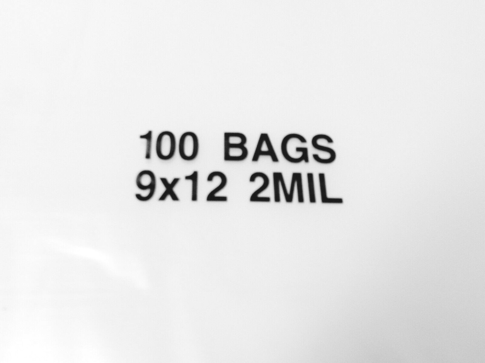 300 Zip Seal Lock Bags 9x12 Clear 2 Mil Large Resealable 9" x 12" Bag ...