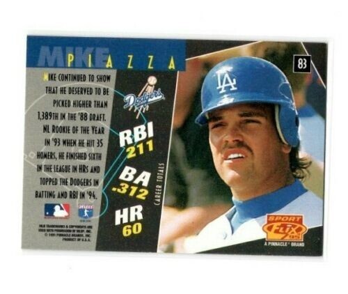 1995 Mike Piazza - Fleer Baseball Sportflix 95 - 1993 ROY Early ...
