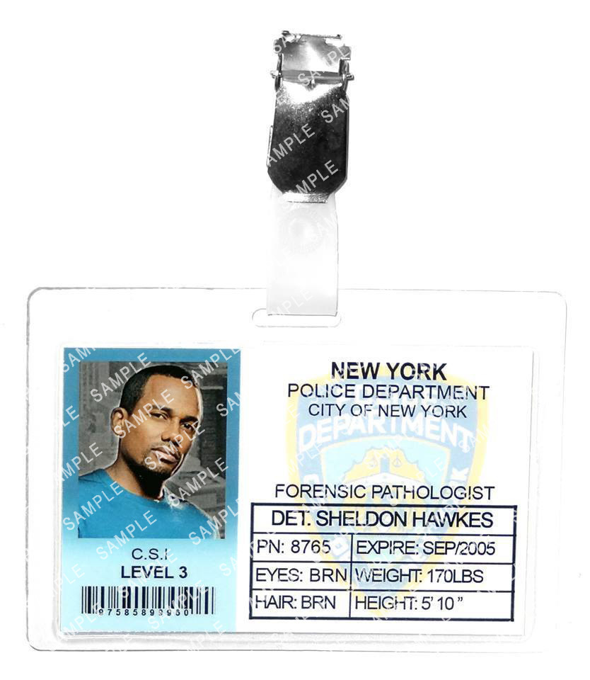 CSI New York Crime Scene Detective Badge Cosplay Prop Costume Gift ...