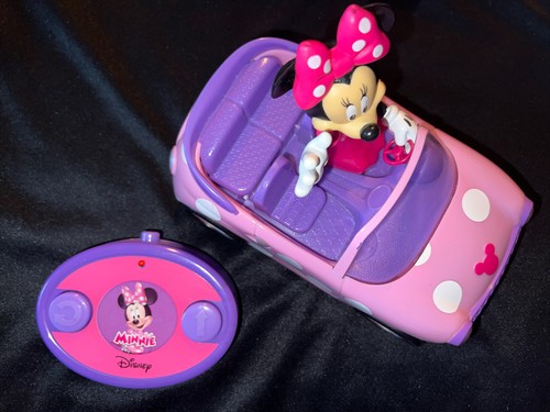Jada Toys Disney Minnie Mouse Pink Roadster RC Car Remote Control WORKS ...