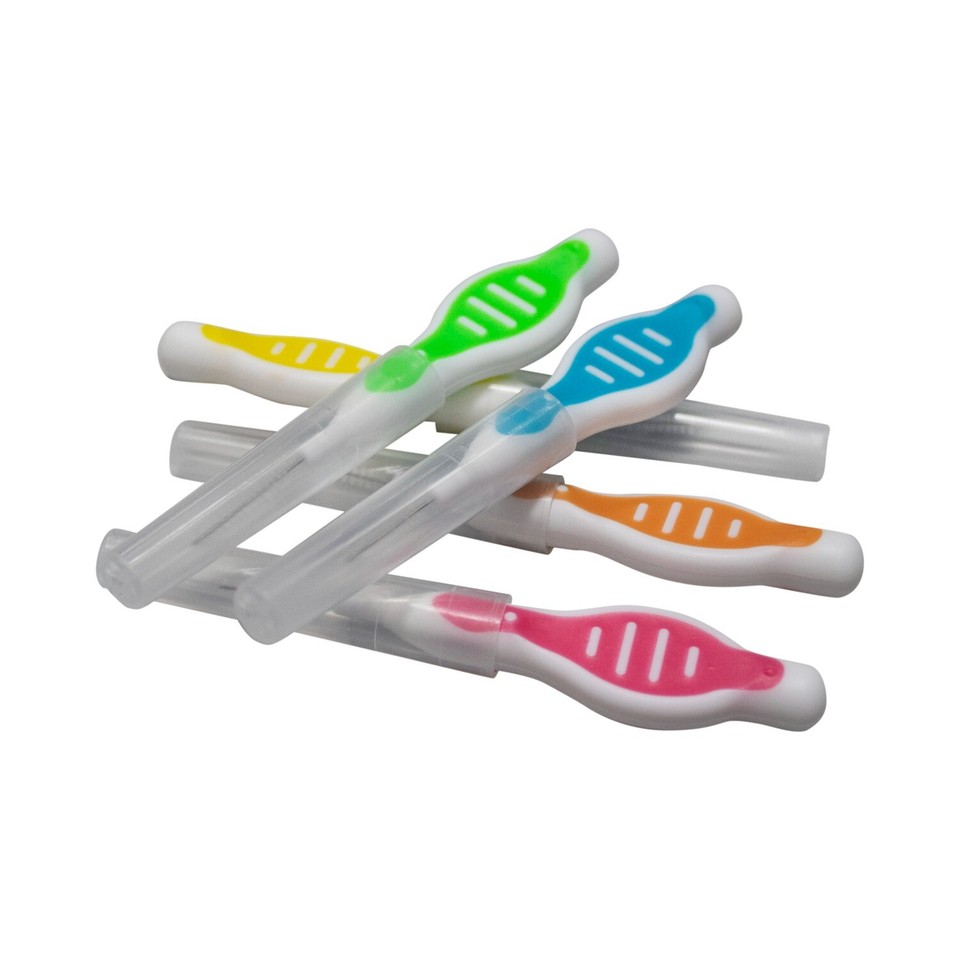40 Pcs Dental Picks Oral Hygiene Interdental Brush Tooth Pick with Case ...