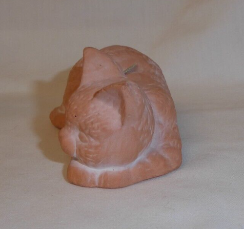 MIDWEST SMALL TERRA COTTA CAT FIGURINE | eBay