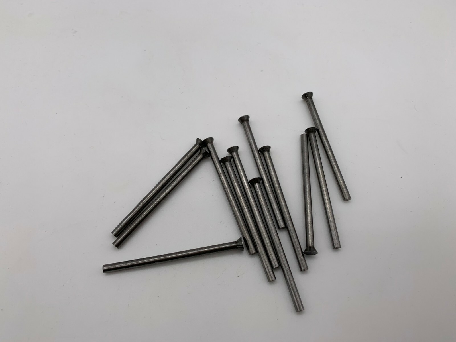 Royal .120 X 2" Long Bevel Headed Punches, Tool Steel Lot Of 12 Pieces ...