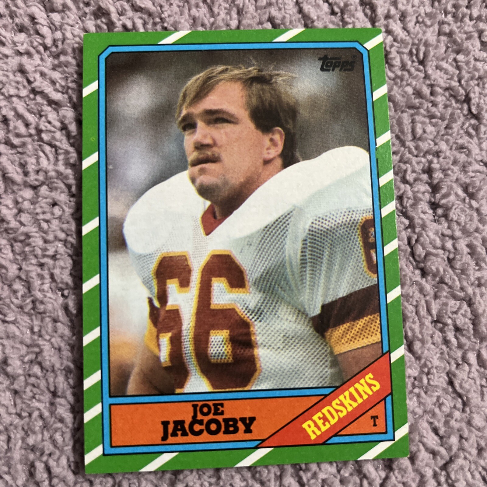 1986 Topps 177 Joe Jacoby Washington Redskins Football Card | eBay