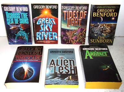 7 Gregory Benford Books 2, 3, 4 from the Galactic Center series ...