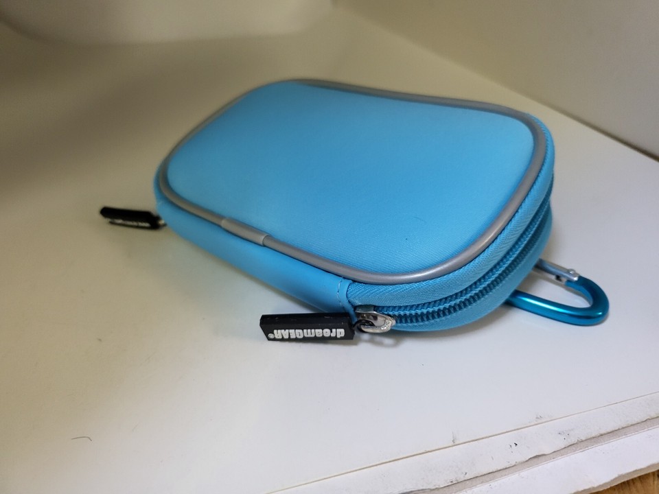 Gameboy Color Soft Blue Travel Bag Carry Case Purse + Belt loop & Clip ...