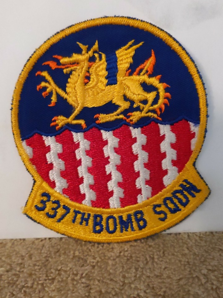 US Air Force Patch 337 Bombardment Squadron Color Patch | eBay