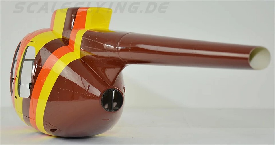 Magnum 600 MD500D ARF RC Helicopter Fuselage 600 Size Magnum Painting ...