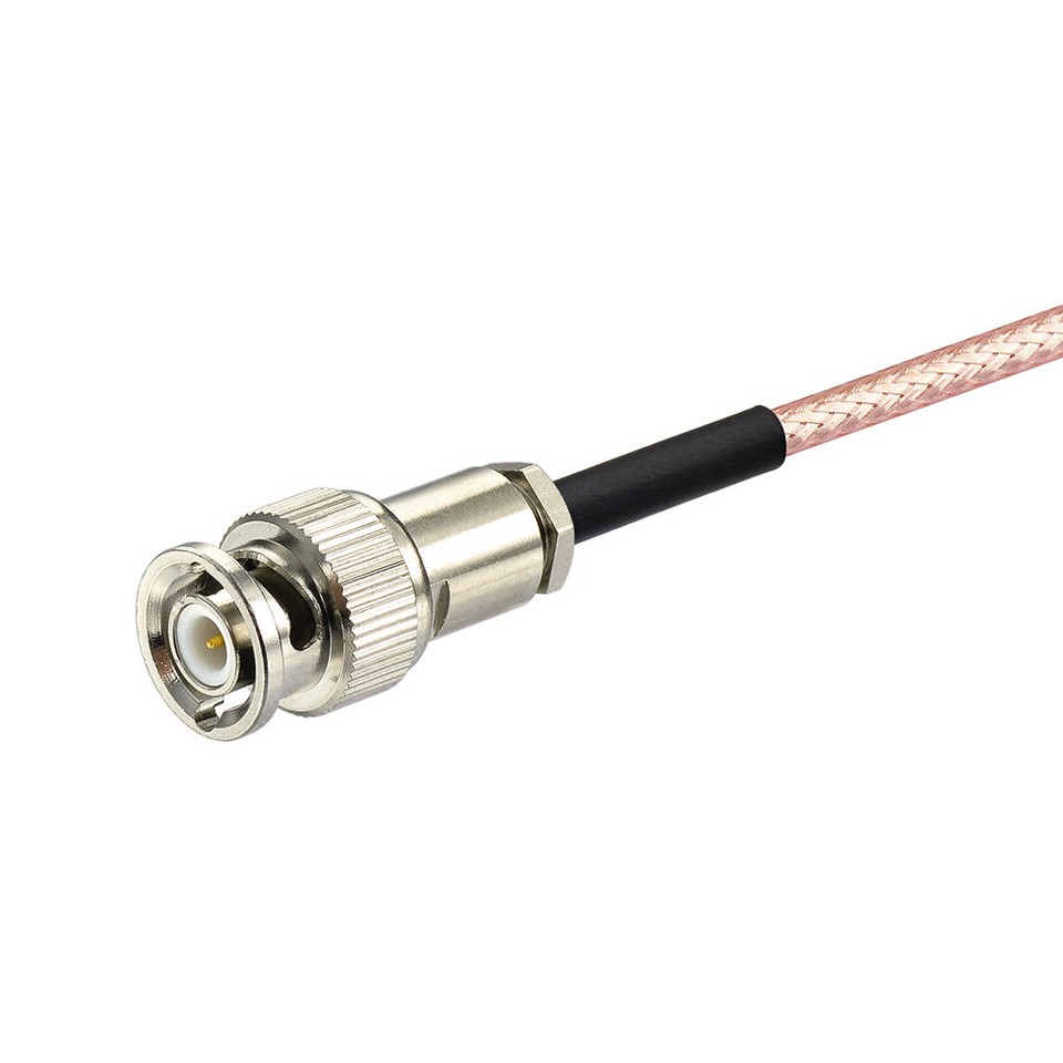 10-Pack Mini BNC Male to BNC Female Bulkhead 75Ohm RG-179 HD SDI Vedio ...