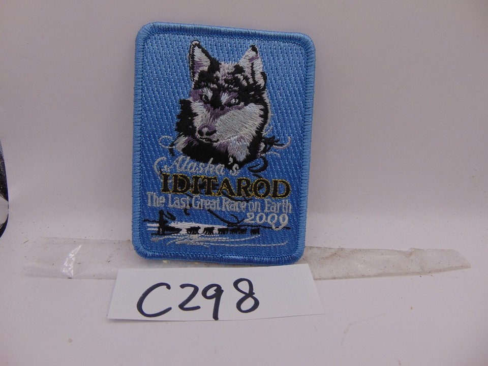 Alaska's Iditarod Dog Sled Race Embroidered patch 2009 2 3/4" x 3 5/8 ...