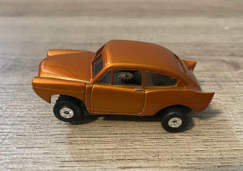 1951 Henry J Gasser Burnt Orange HO Slot Car AW Tjet Chassis | eBay