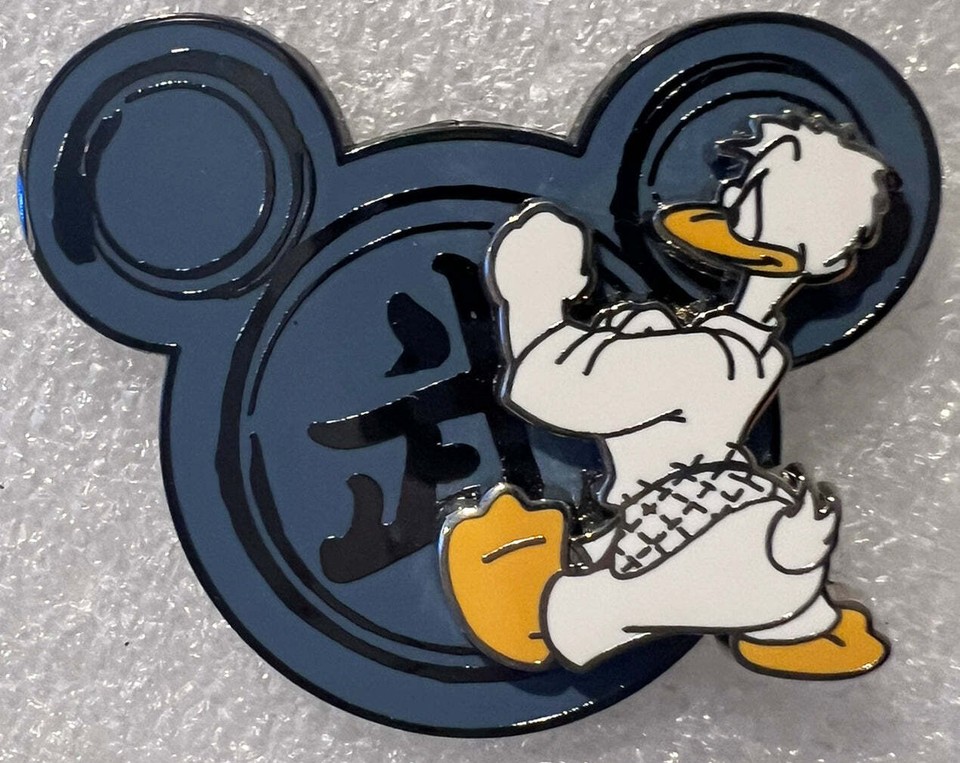 Donald Duck Practicing Judo Martial Arts Karate Japan Disney Pin C05 ...