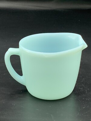 Fire King Light Blue Delphite Creamer Cup with Handle Anchor Hocking ...