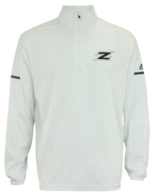 adidas NCAA Men's Akron Zips Team Logo 1/4 Zip Pullover, White | eBay