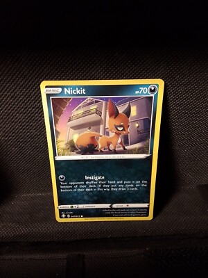 Nickit 047/072 - Shining Fates - Common - Pokemon Card TCG - LP | eBay