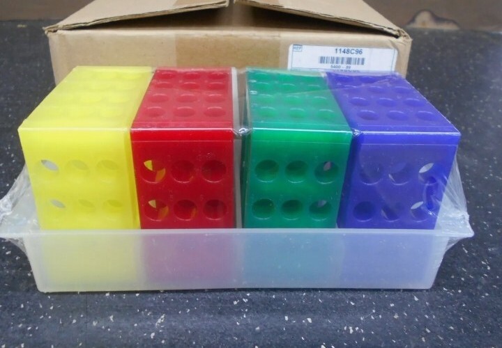 THOMAS SCIENTIFIC 4 WAY FLIPPER RACKS WITH TRAY( 20)(5 Trays of 4 ...