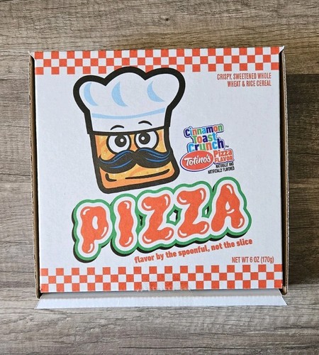 Cinnamon Toast Crunch x Totino's Pizza Flavored Cereal | eBay