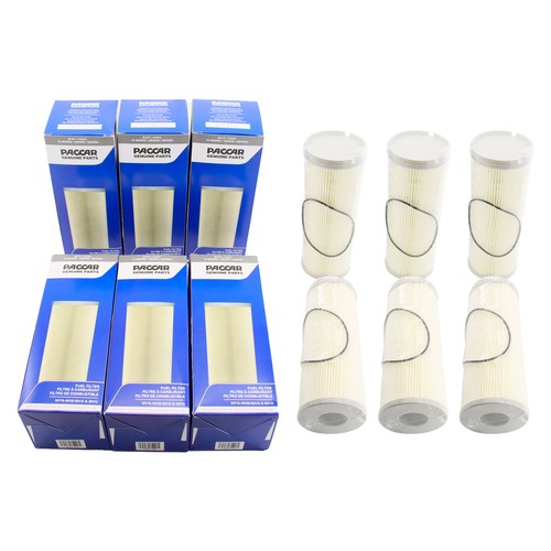 6PCS BRAND NEW GENUINE PACCAR FUEL FILTER ELEMENT ~ 10 MICRONS ~ K37 ...