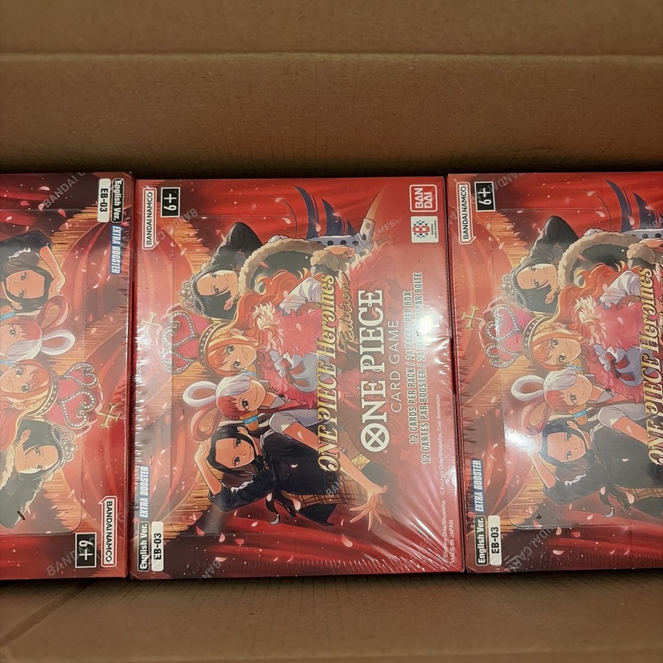One Piece Card Game: EB-03 Heroines Edition Booster Box - Sealed ...