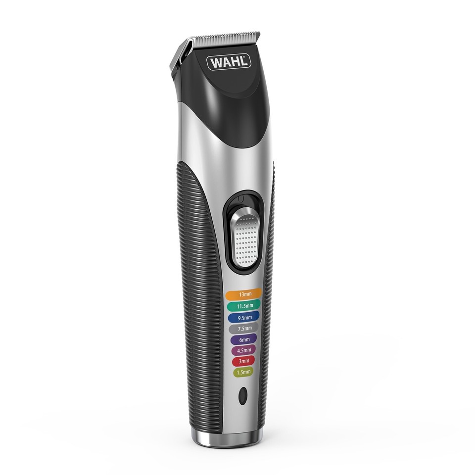 Wahl Colour Trim Stubble and Beard Trimmer Kit Silver 9891-117 ...