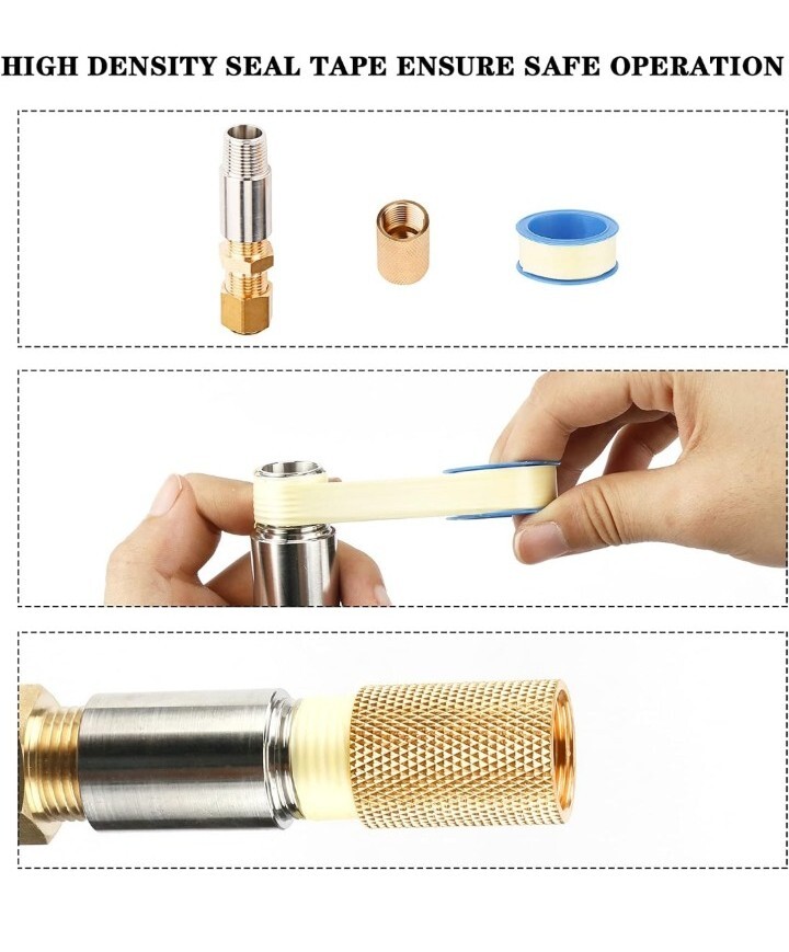 Uniflasy Fire Pit Installation Kit for Propane Connection, Propane Fire ...