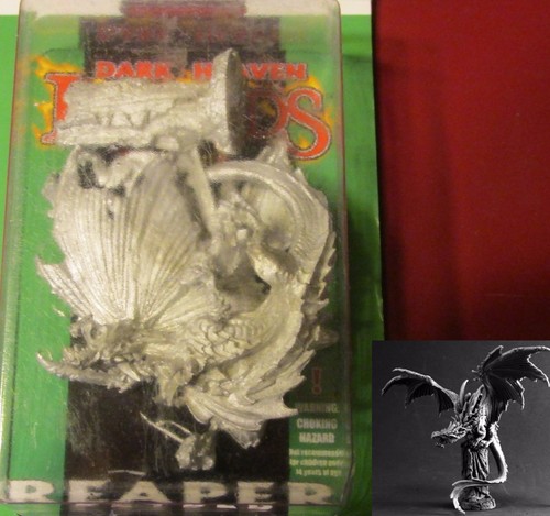 Reaper Miniatures Rem03720 Dark Heaven Legends Temple Dragon Miniature ...