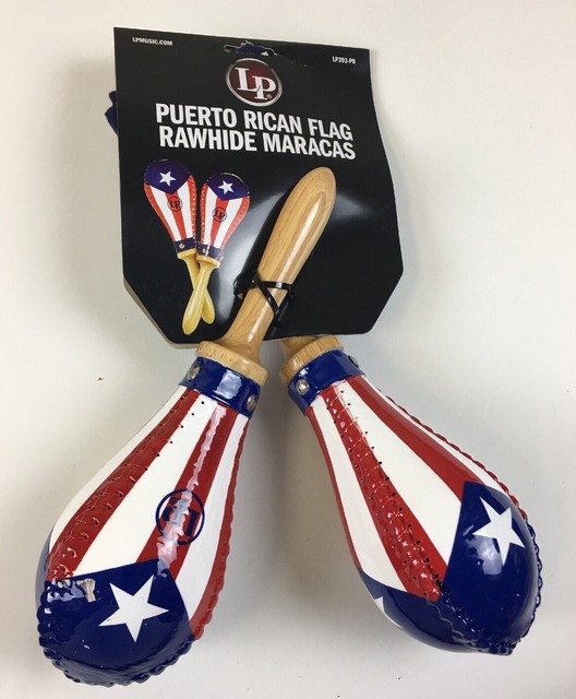 Latin Percussion LP393PR Matador Puerto Rican Flag Maracas for sale ...
