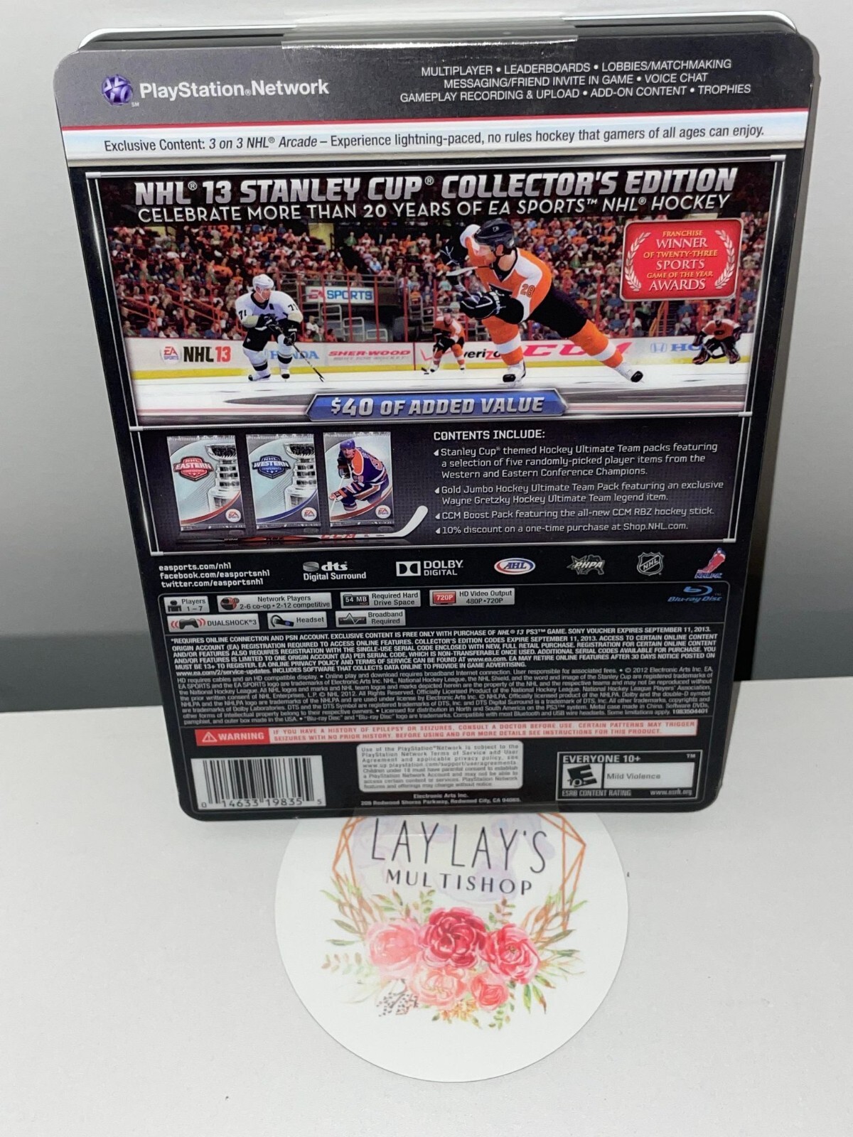 NHL 13 -- Stanley Cup Collector's Edition (Sony PlayStation 3, 2012 ...