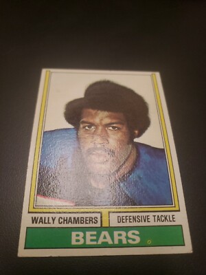 1974 Topps Football #474 Wally Chambers Rookie Card Chicago Bears | eBay