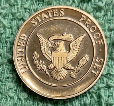 1789 Treasury Department Proof Bronze Medallion from U.S. Mint Proof ...
