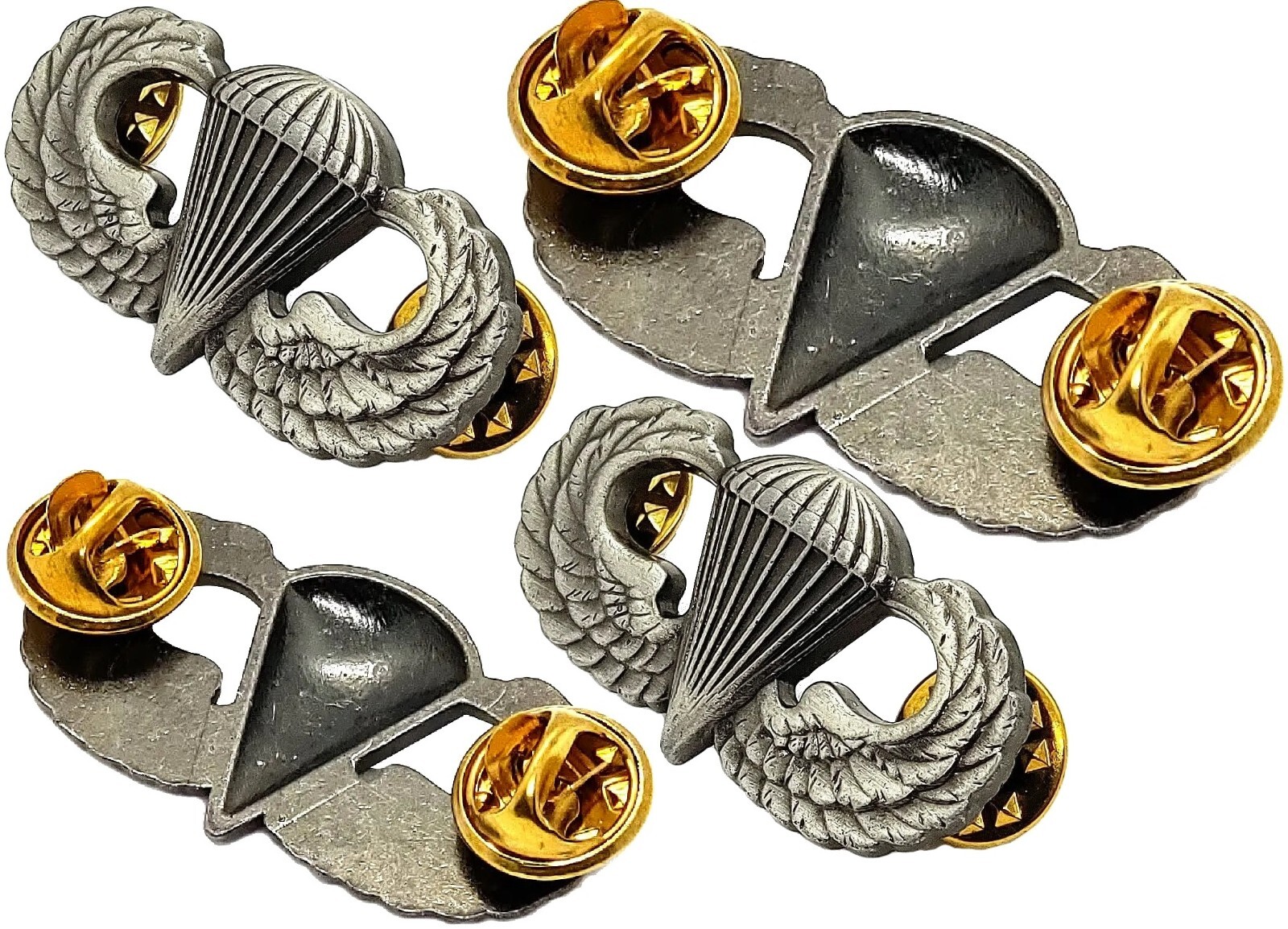US ARMY Airborne Parachutist Paratrooper Jump Wings 2PCS Pins SET ...