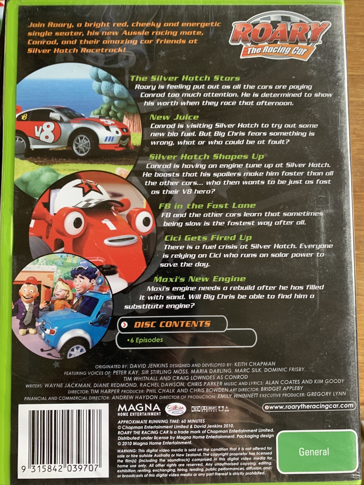 Kids DVD: Roary The Racing Car - Roary’s First Day + Meet CONROD the V8 ...