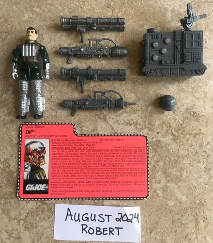 GI JOE ZAP 1992 SONIC FIGHTER SILVER AND GRAY ACCESSORIES LOT 100% ...