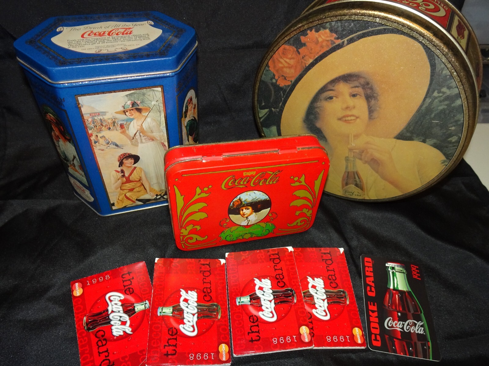 Vintage 1998/ 1999 Coca Cola Coke Card in Sleeves Rewards Coupons + Pin ...