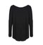 Women's Plain Loose Fit Draped Oversized T Shirt Batwing Slouch Top 8 ...