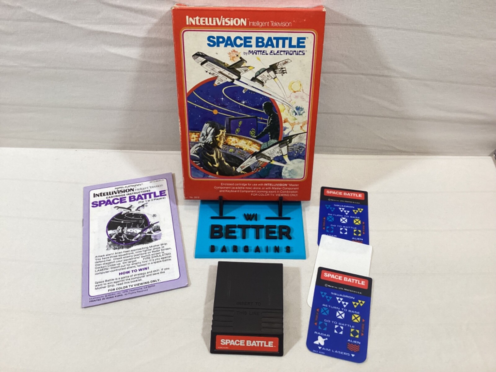 Space Battle Red Label #2612 (Intellivision, 1979)- CIB- In Very Good ...