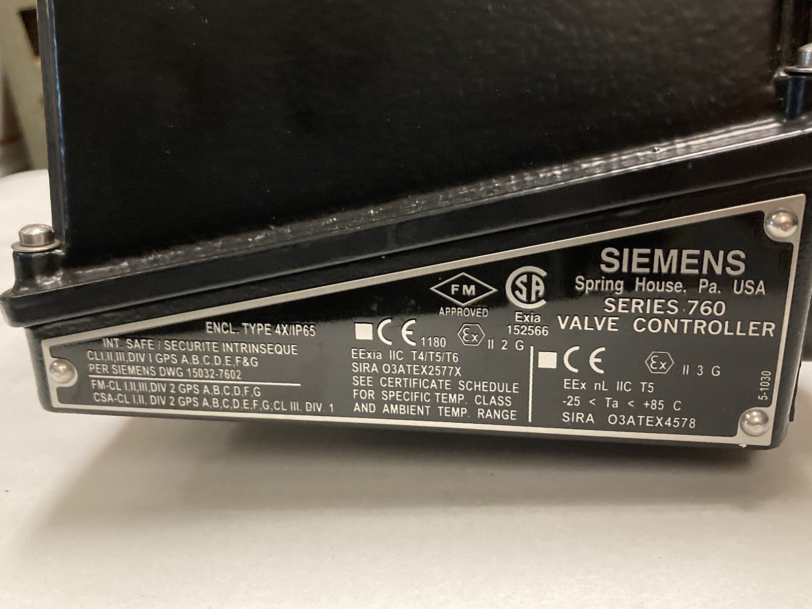 Siemens,760P13BAAG2NB6,Series 760 Valve Controller | eBay